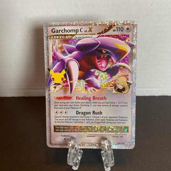 Pokemon | Toys | Garchomp C Lvx 45147 Pokemon Tcg Holo Rare | Poshmark